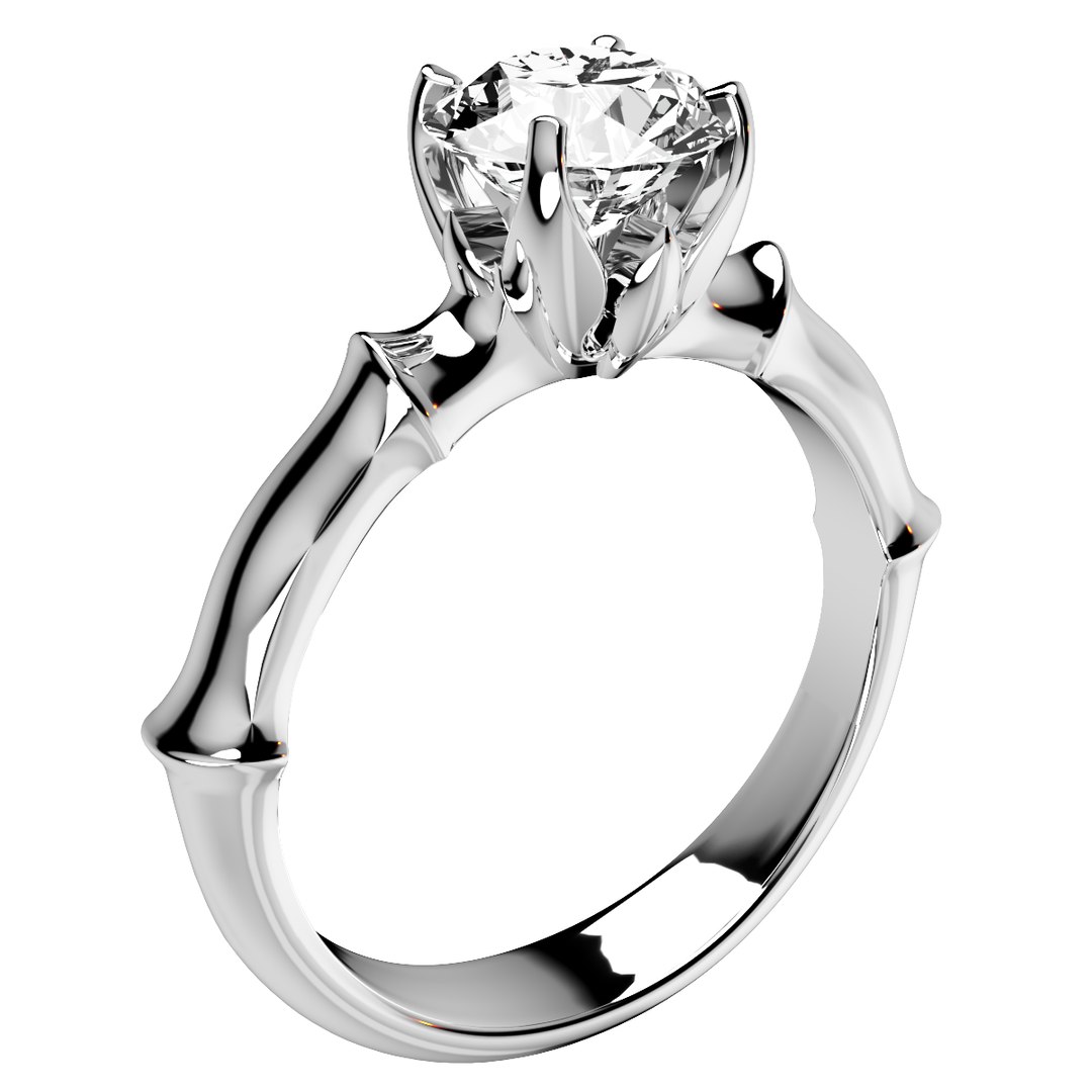 3D Model JEWELRY ENGAGEMENT RING STL FILE FOR DOWNLOAD AND PRINT- CA2 ...