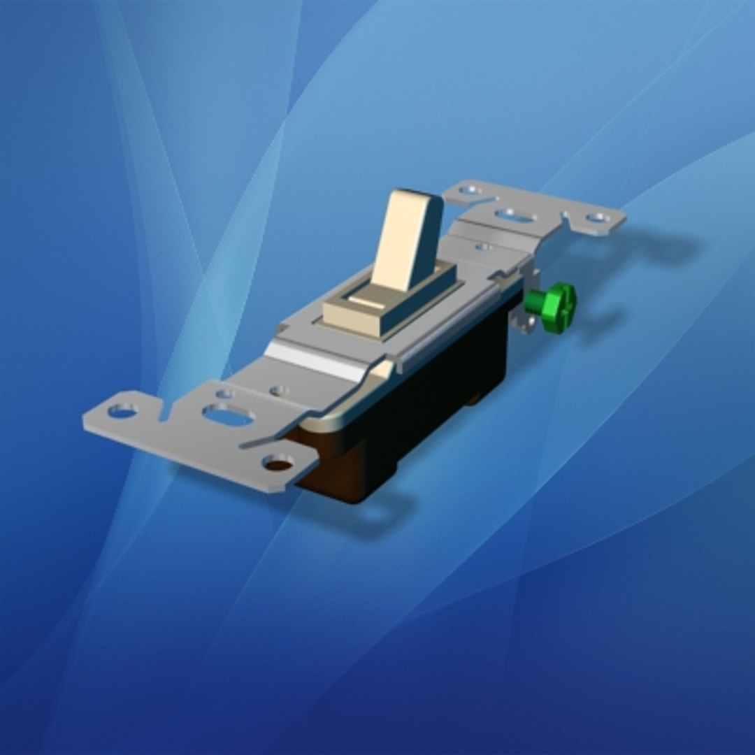 3d Home Light Switch Spst Model