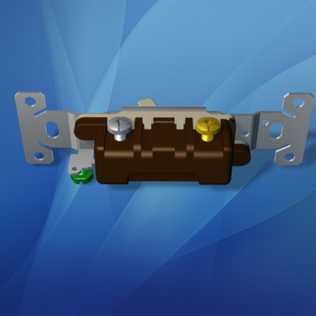 3d Home Light Switch Spst Model