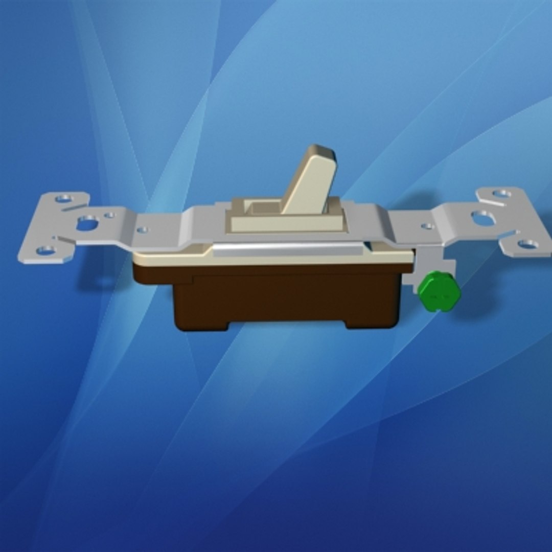 3d Home Light Switch Spst Model