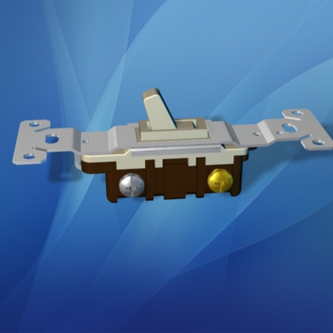 3d Home Light Switch Spst Model