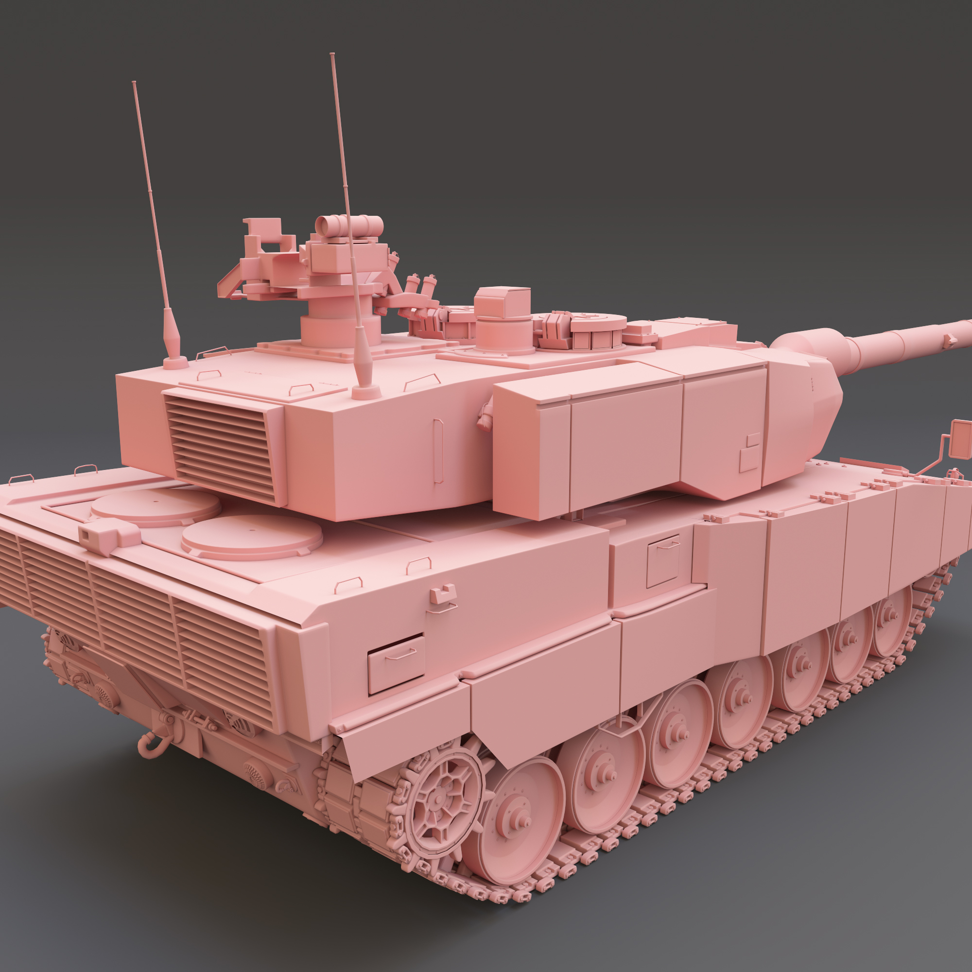 3D leopard tank main - TurboSquid 1254113