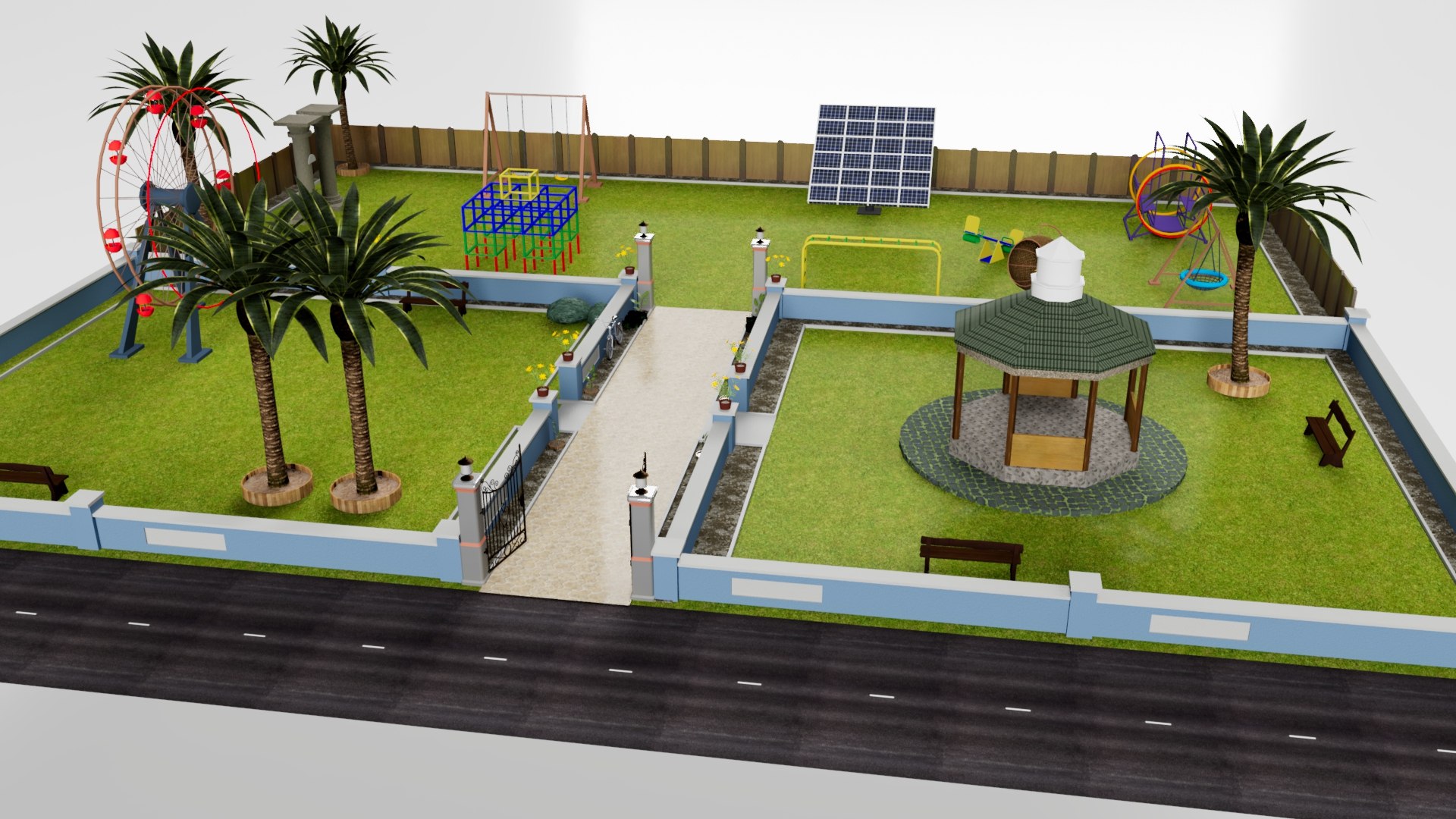 Park 3D Model - TurboSquid 2014628