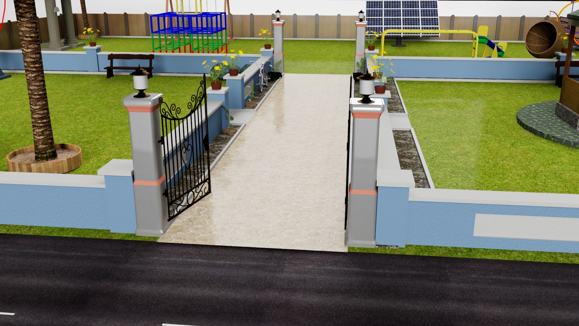 Park 3D Model - TurboSquid 2014628