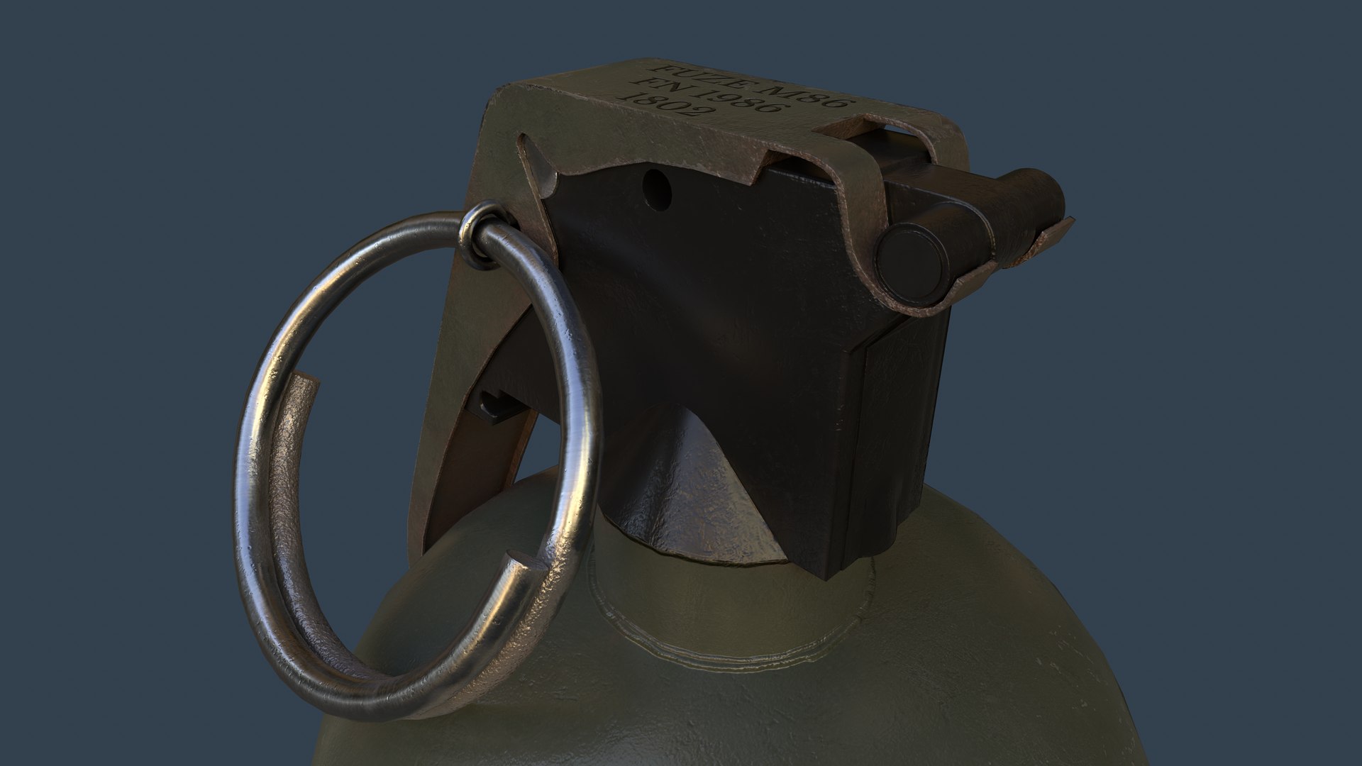 3D M67 Grenade Model - TurboSquid 1948589