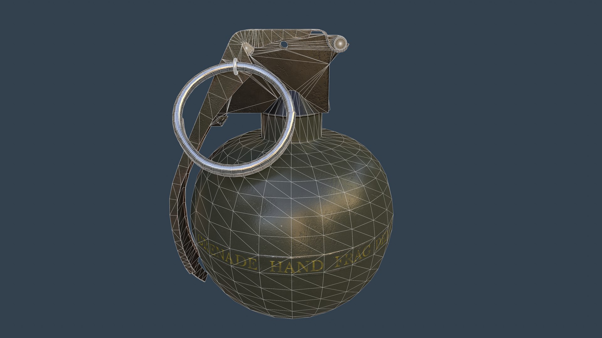 3D M67 Grenade Model - TurboSquid 1948589