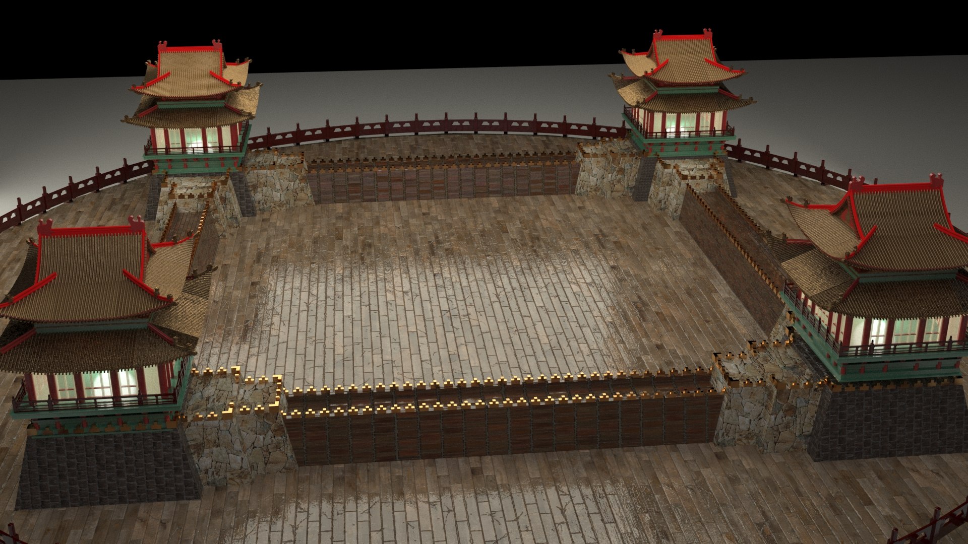 Chinese Castle 3D Model - TurboSquid 1939742