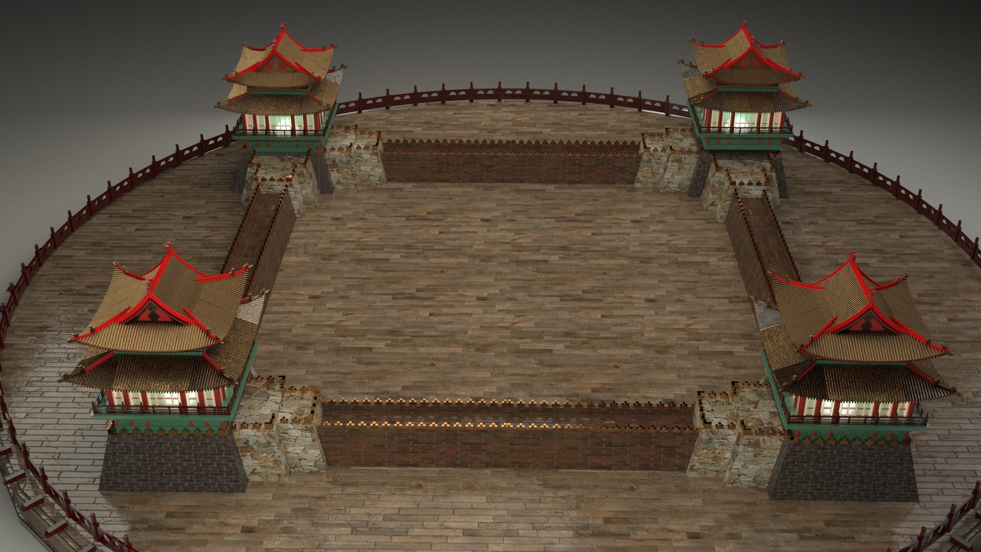 Chinese Castle 3D Model - TurboSquid 1939742