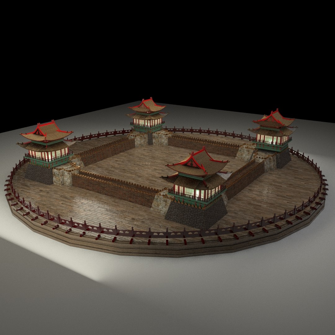 Chinese Castle 3D Model - TurboSquid 1939742