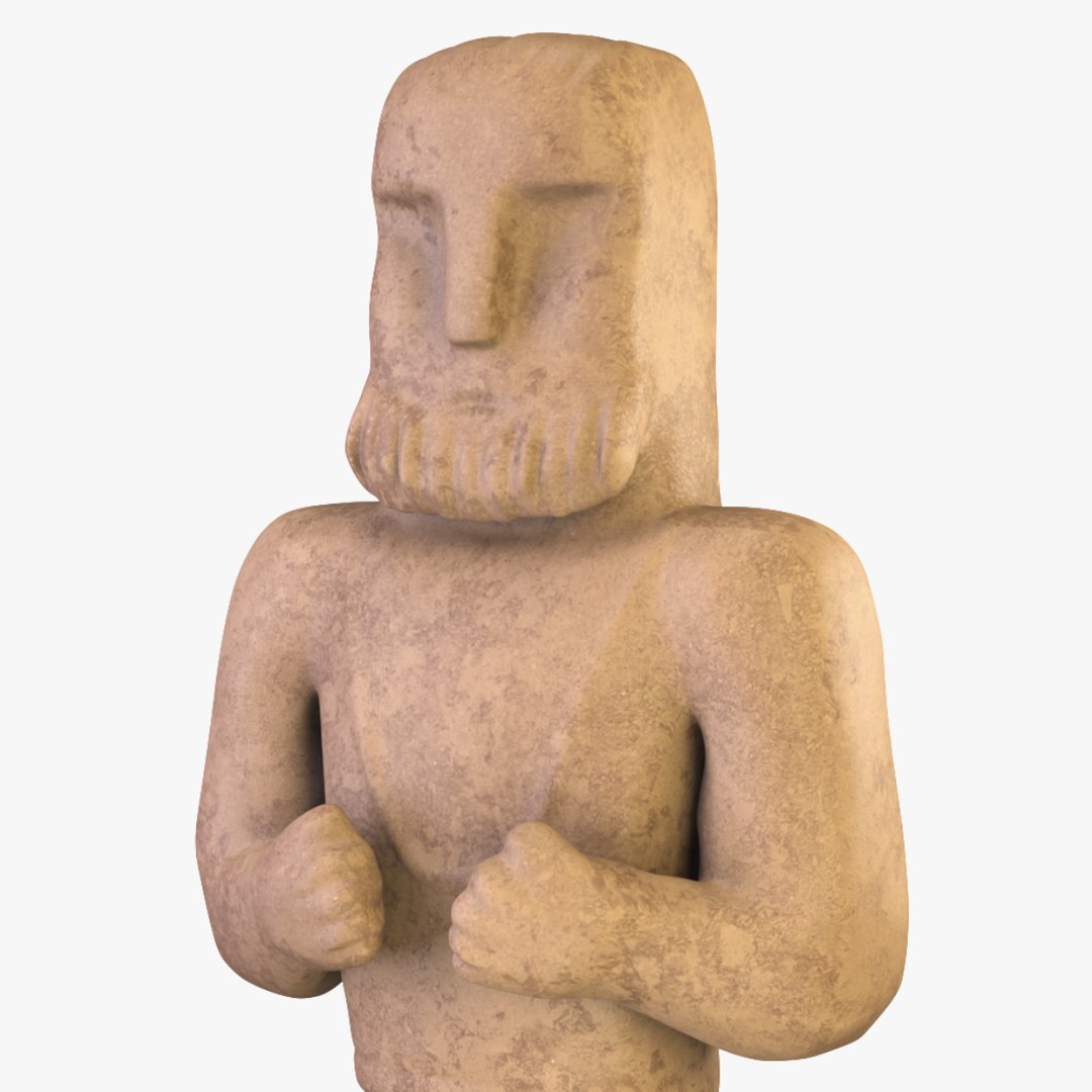 3D Idol God Statuette - TurboSquid 1504780