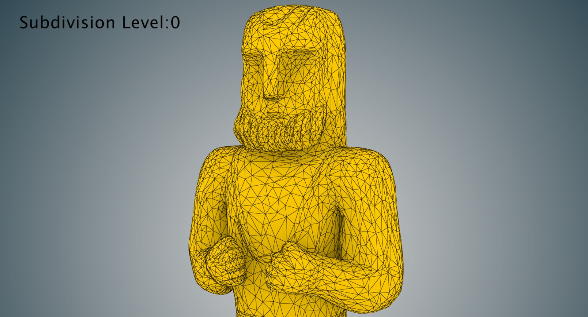 3D Idol God Statuette - TurboSquid 1504780