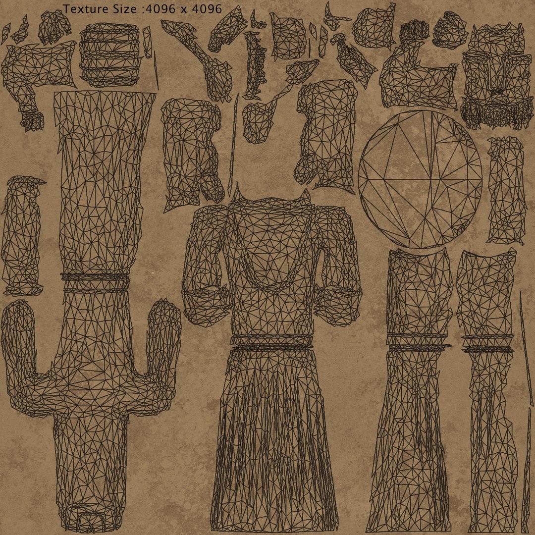 3D Idol God Statuette - TurboSquid 1504780