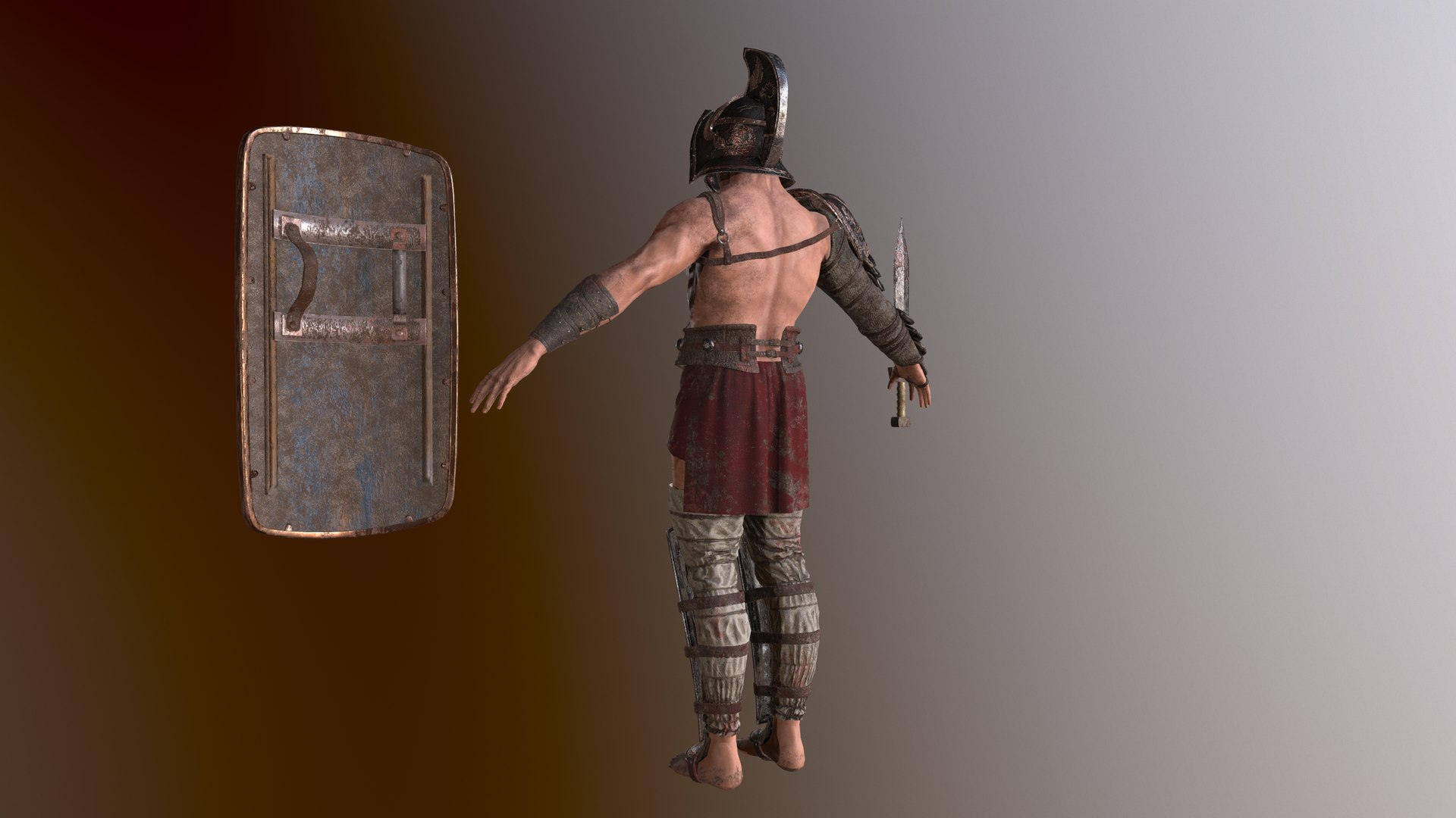 Gladiator 3D Model - TurboSquid 1578096
