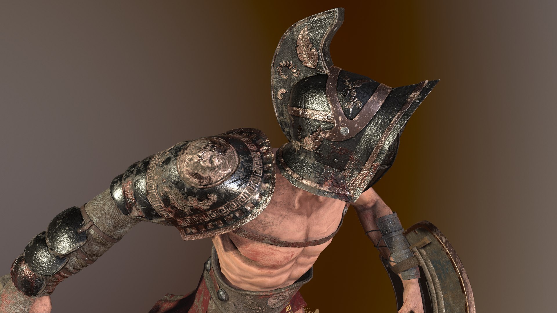Gladiator 3D Model - TurboSquid 1578096