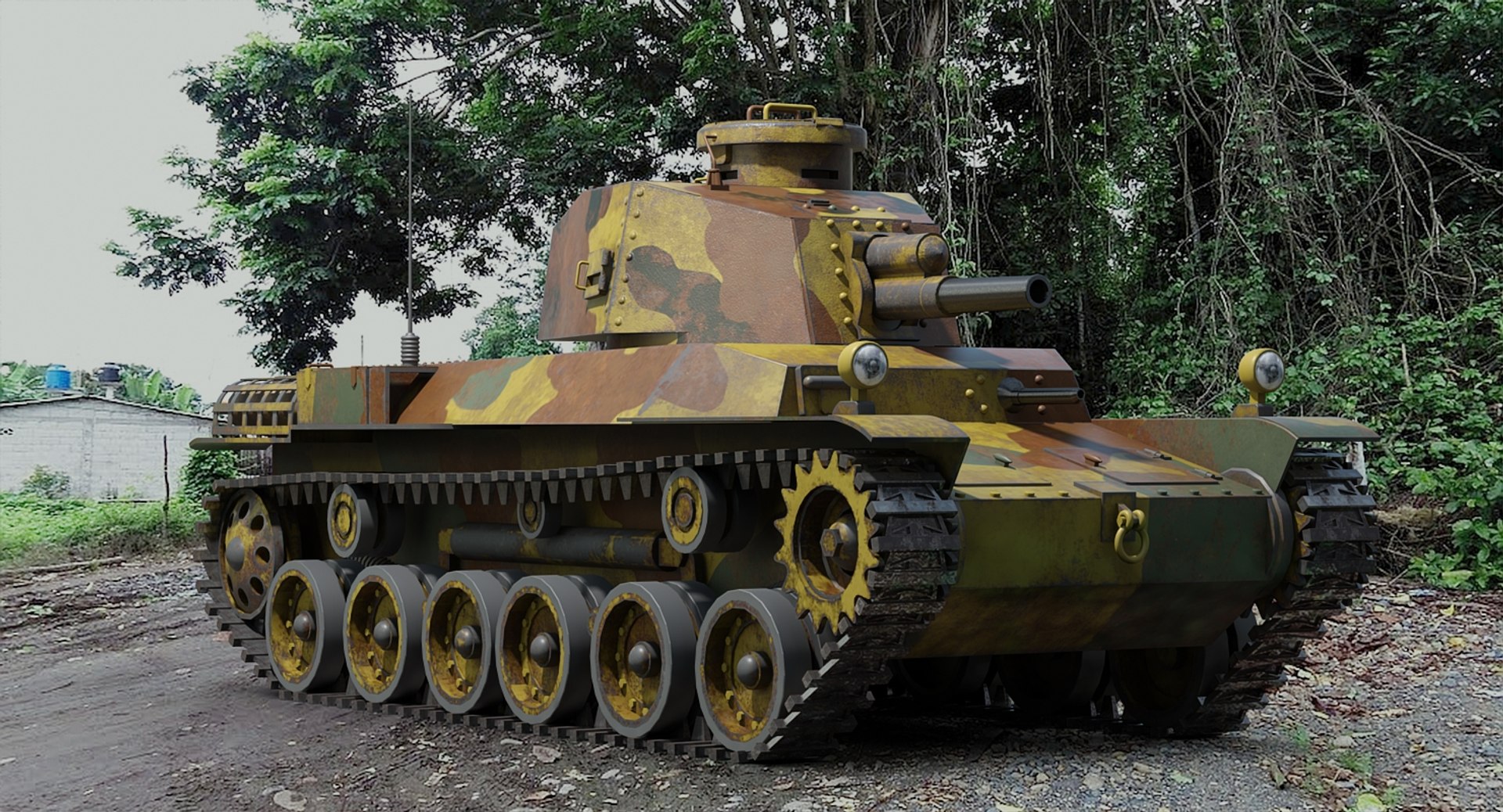 Ww2 Japanese Type 2 Model - TurboSquid 1381953