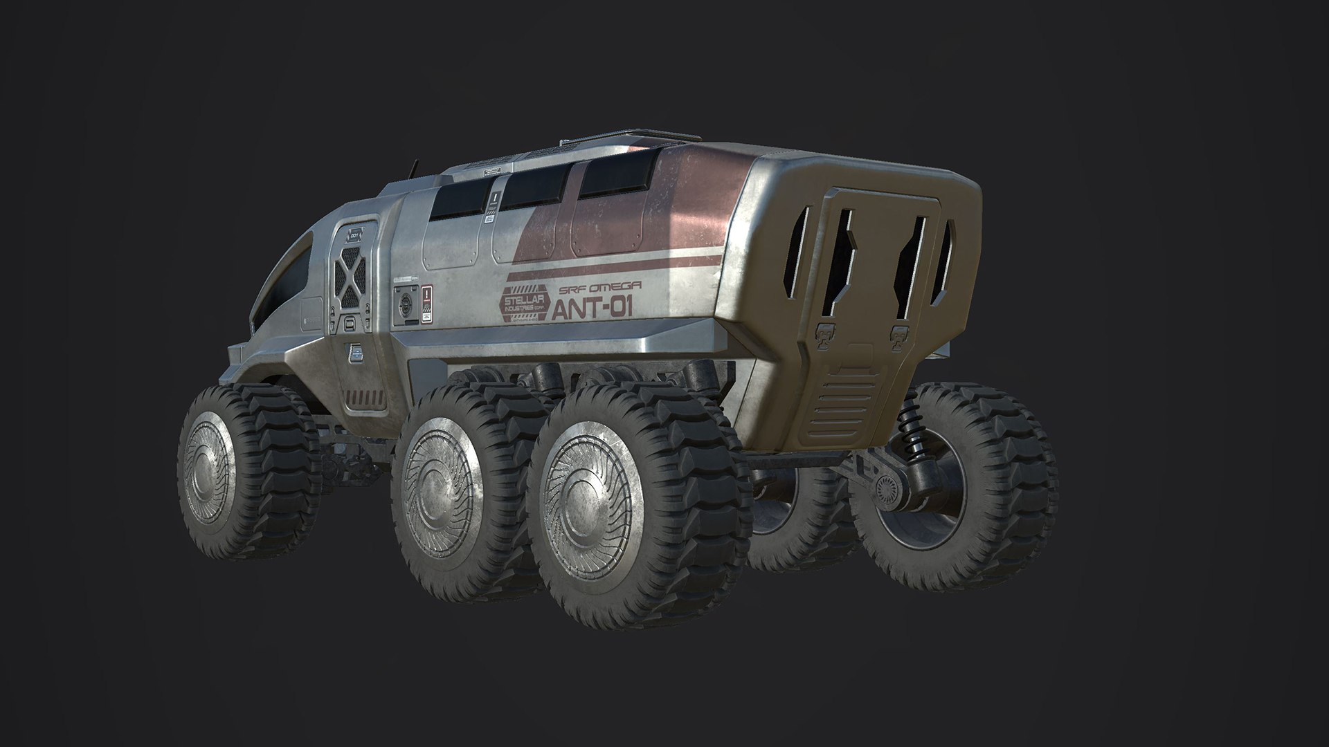 3D Planetary Rover Ant-01 Stellar - TurboSquid 1537004