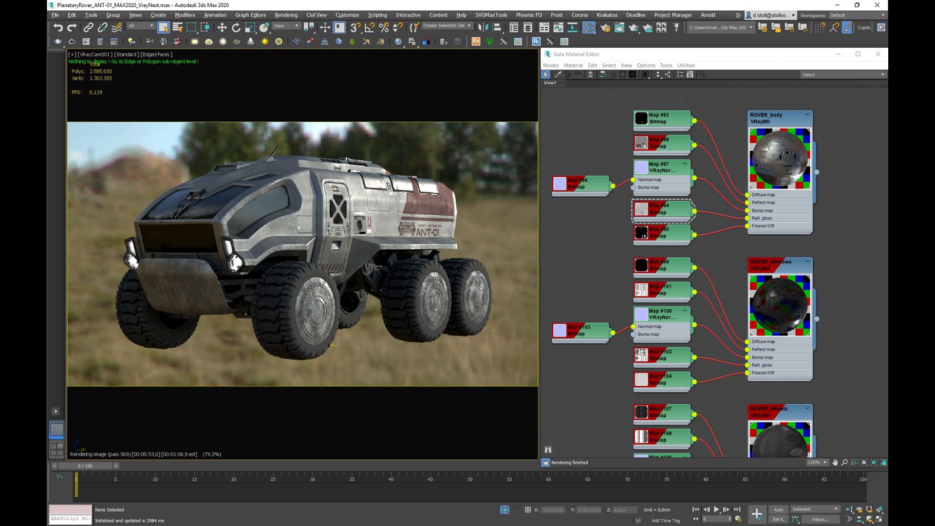 3D Planetary Rover Ant-01 Stellar - TurboSquid 1537004