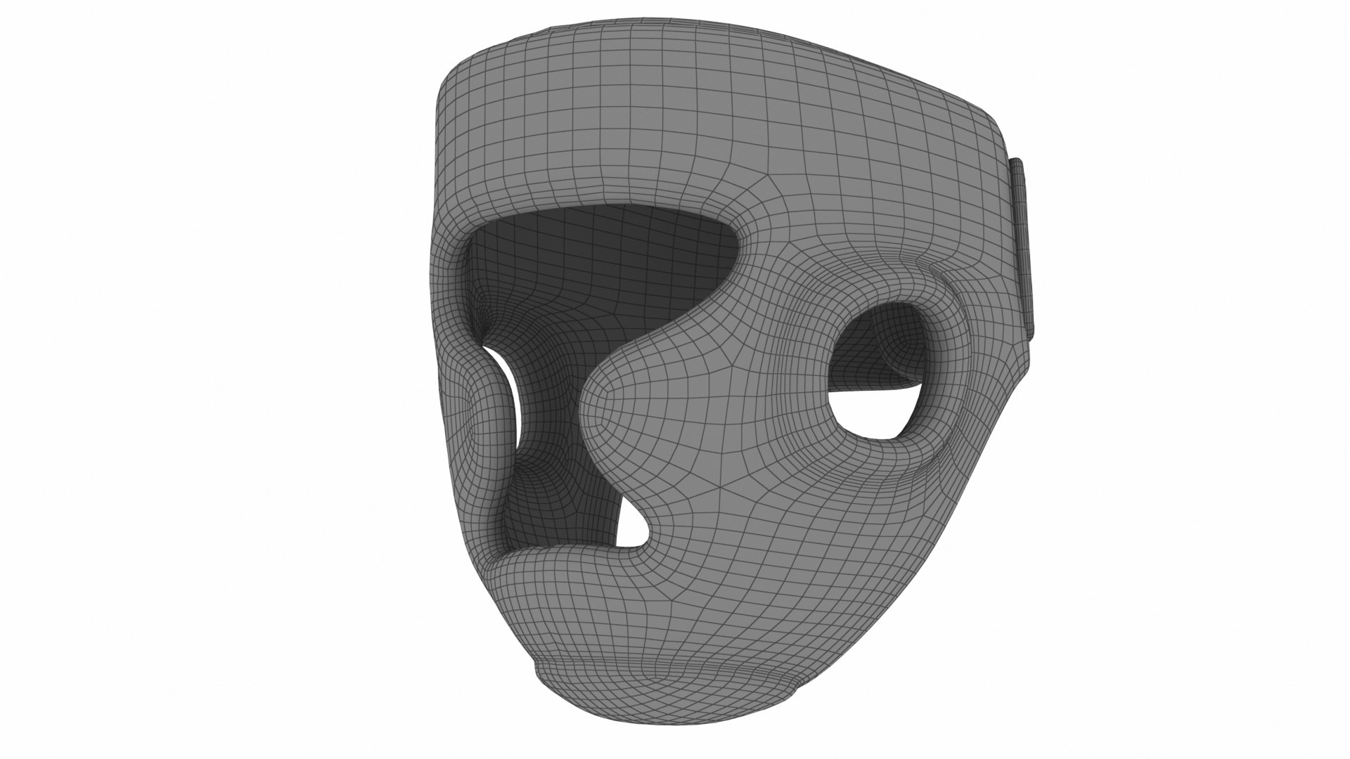 3D Boxing Head Gear Blue - TurboSquid 1947802