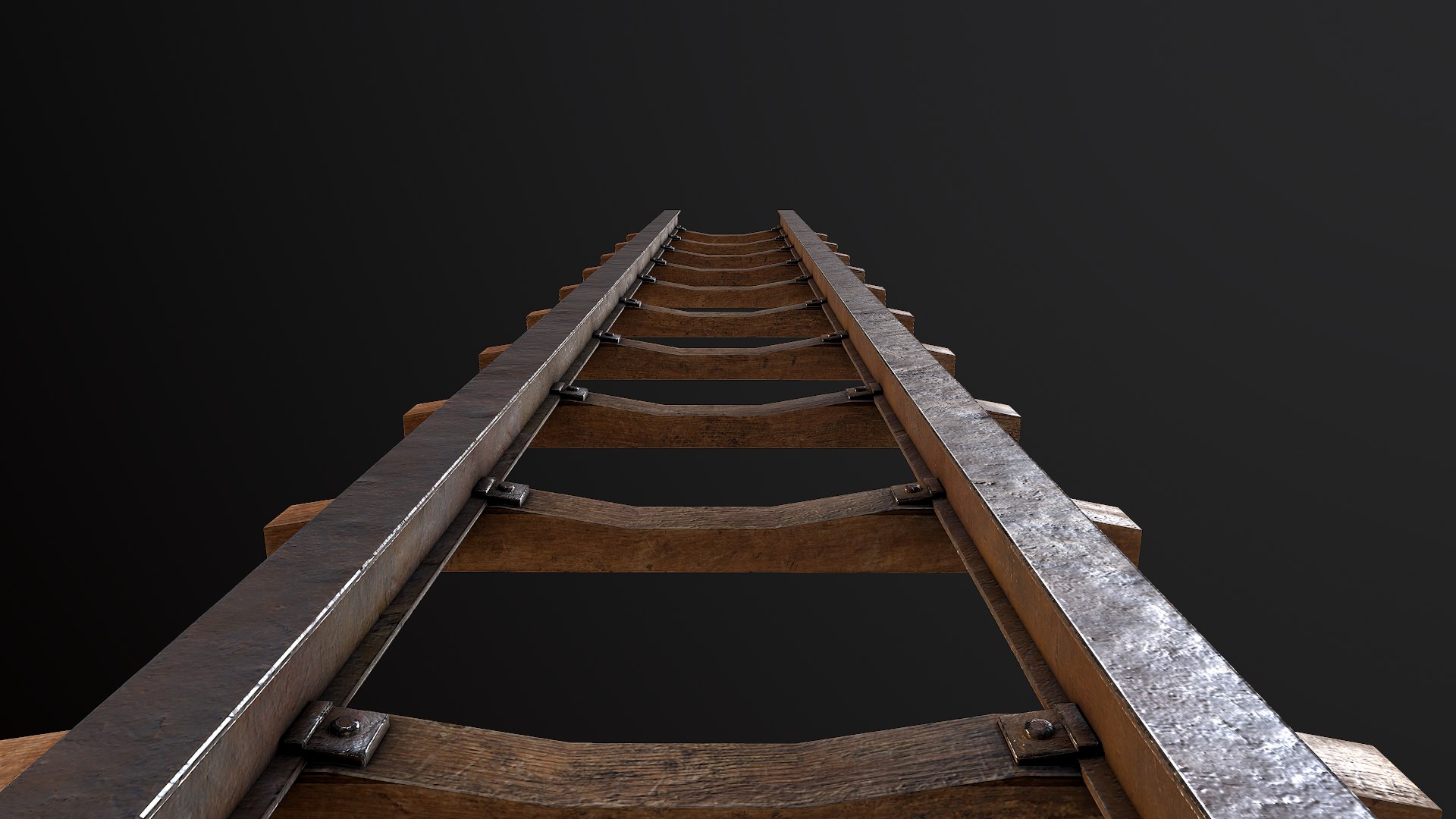 Old Railway Track2 Model - TurboSquid 1748822
