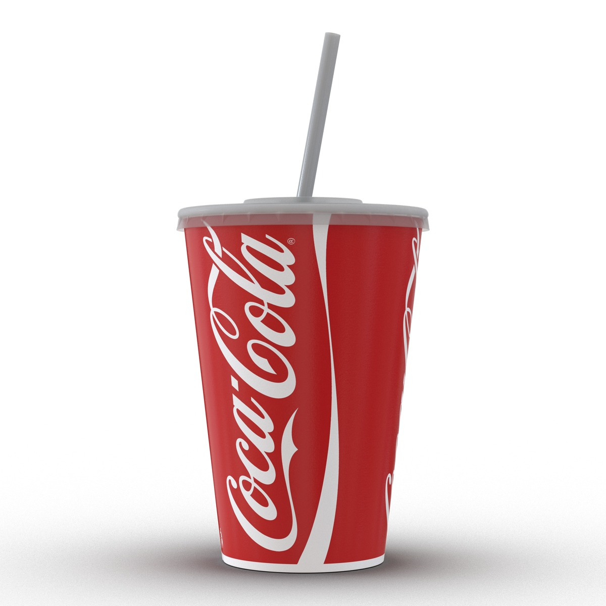drink cup coca cola 3d model