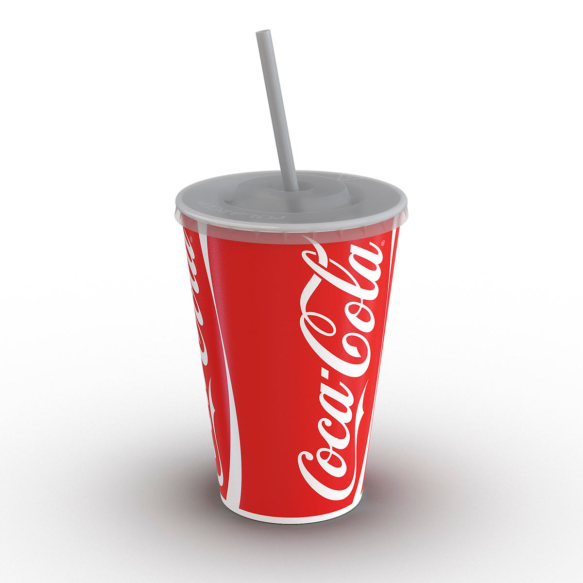 drink cup coca cola 3d model