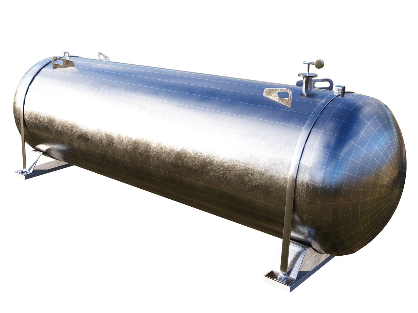 Oil Storage Tank Model - TurboSquid 1732575