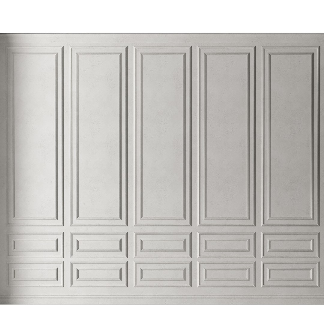 3D Model Classic 3D Wall Panel Elegant Design For Interior Decor 10 ...