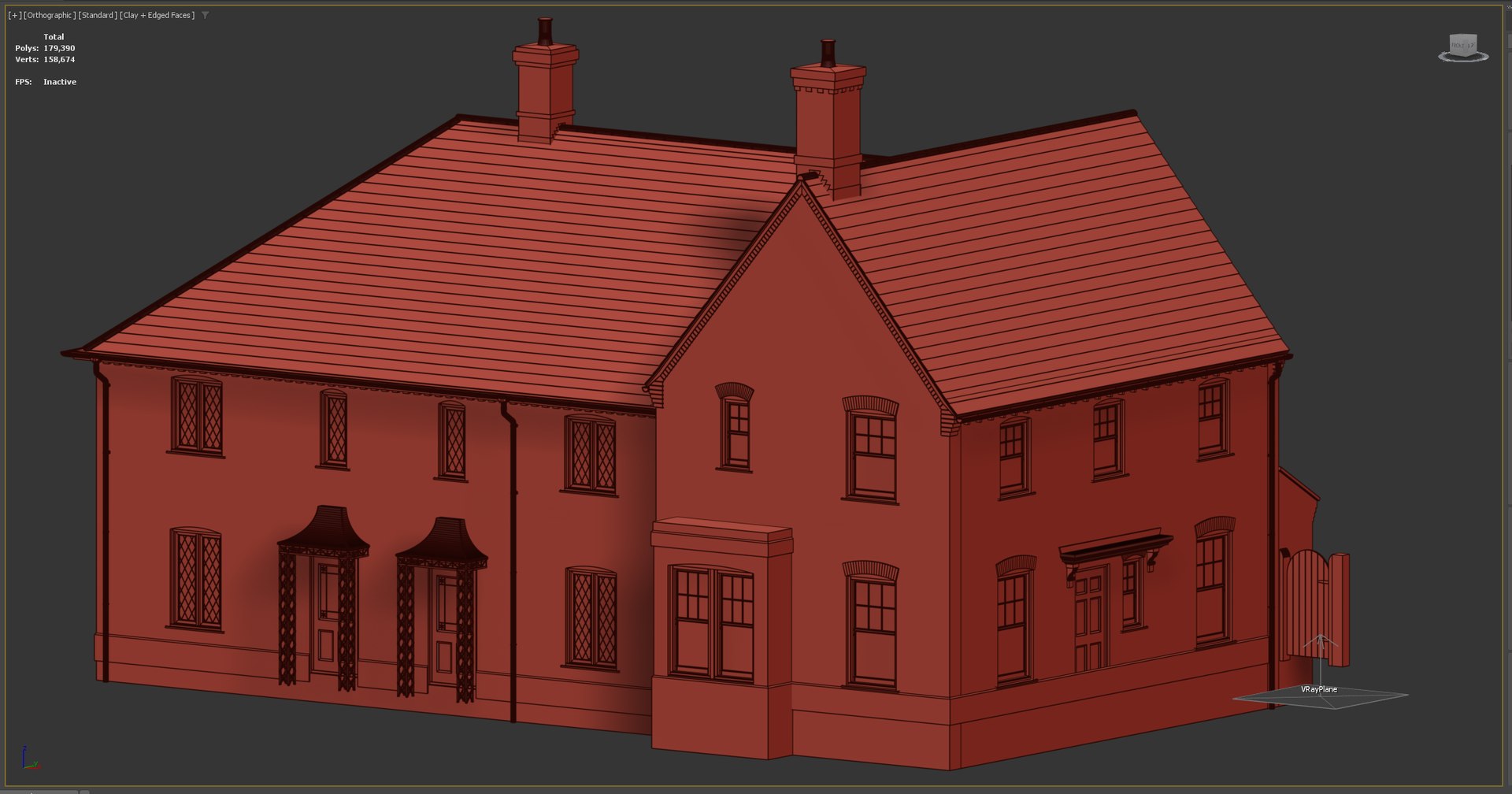 British House Bosc 3A3D 3D Model - TurboSquid 2219347