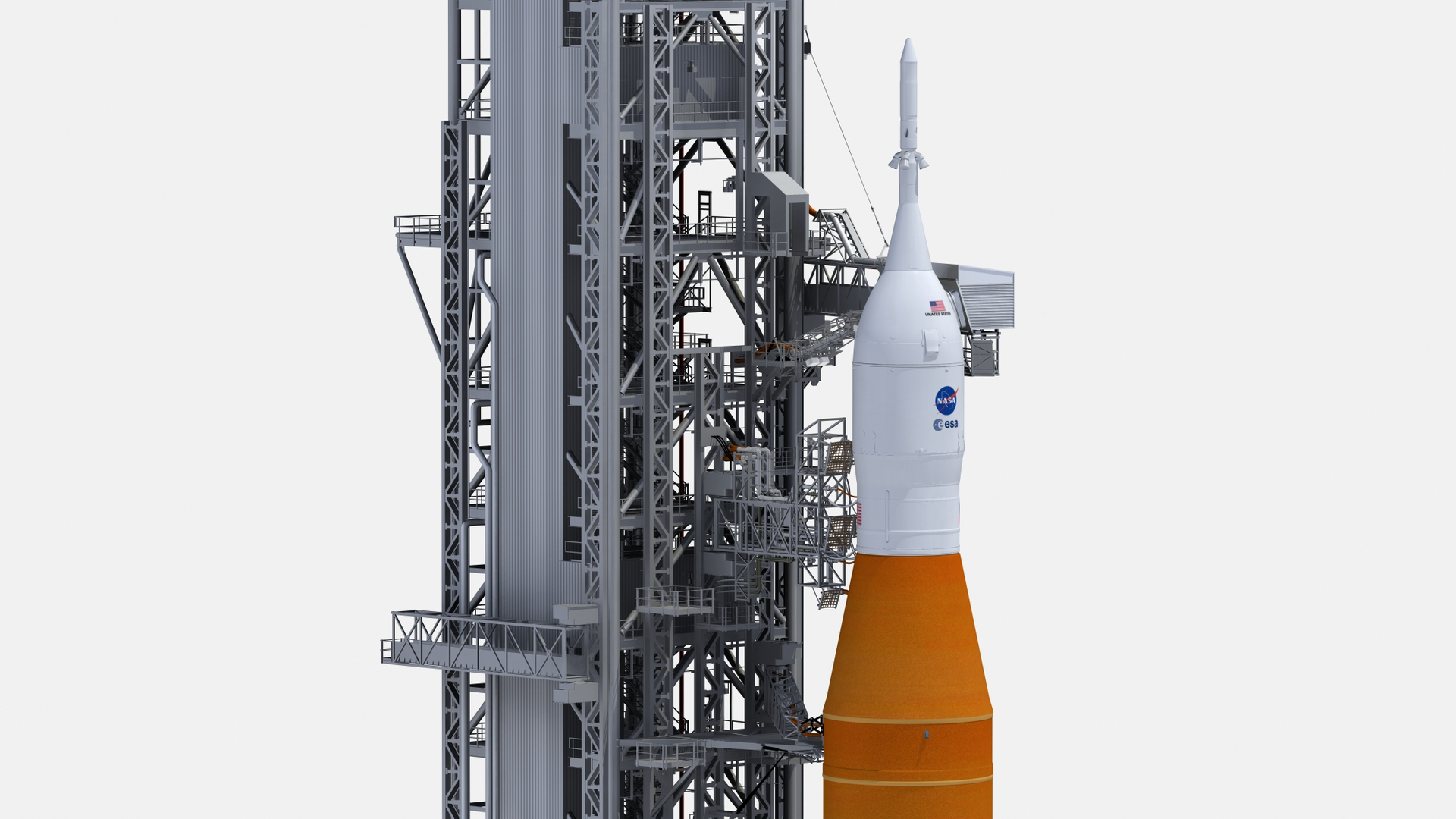 Space launch launchpad 3D model - TurboSquid 1513636