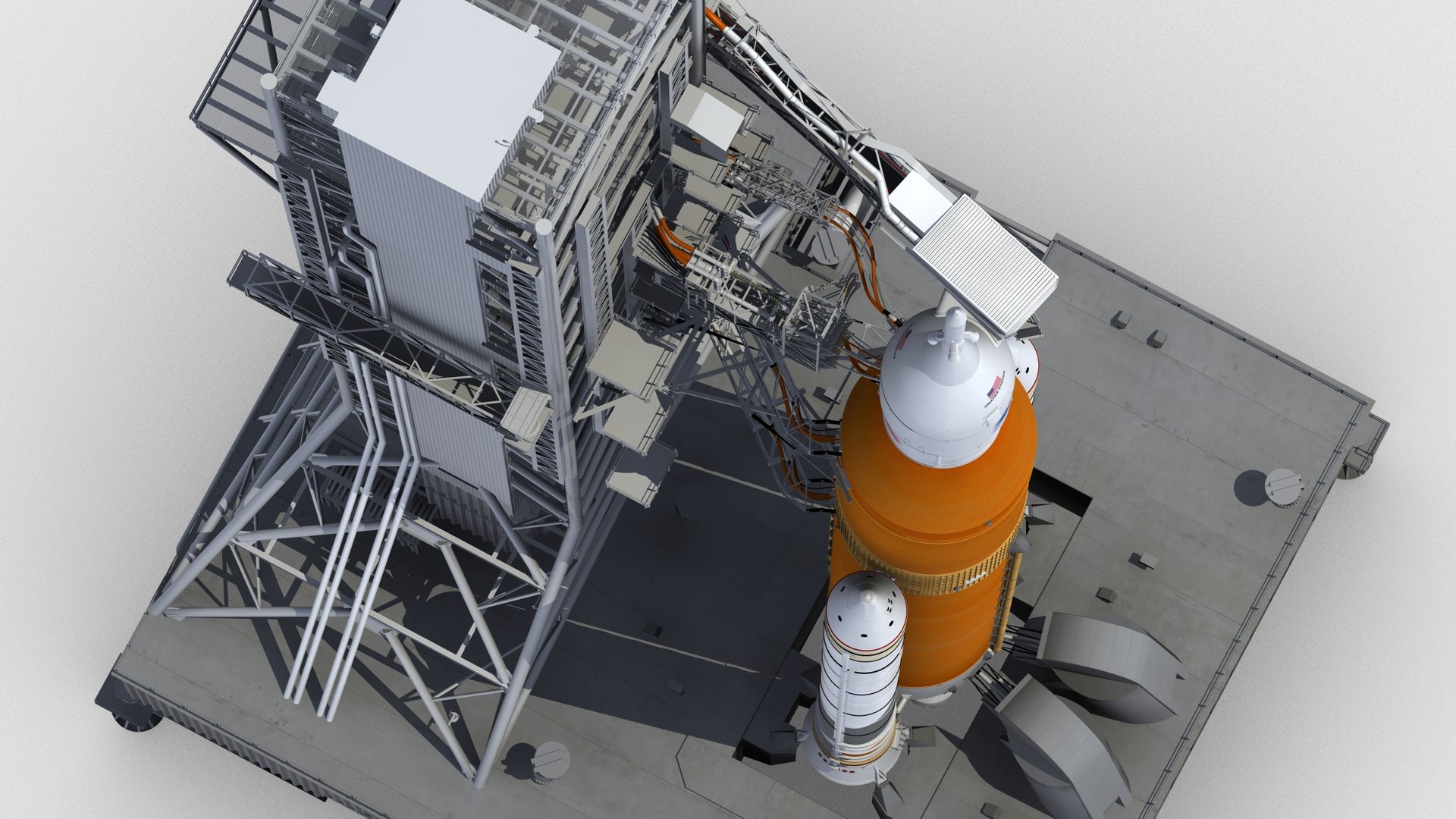 Space Launch Launchpad 3D Model - TurboSquid 1513636
