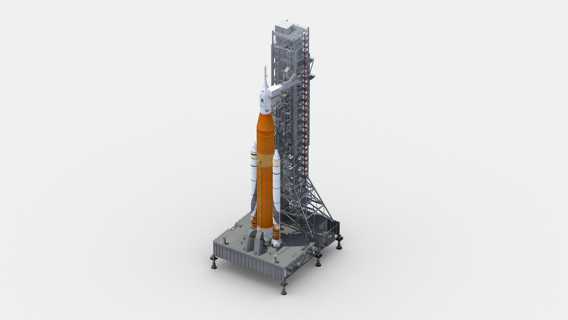 Space Launch Launchpad 3D Model - TurboSquid 1513636
