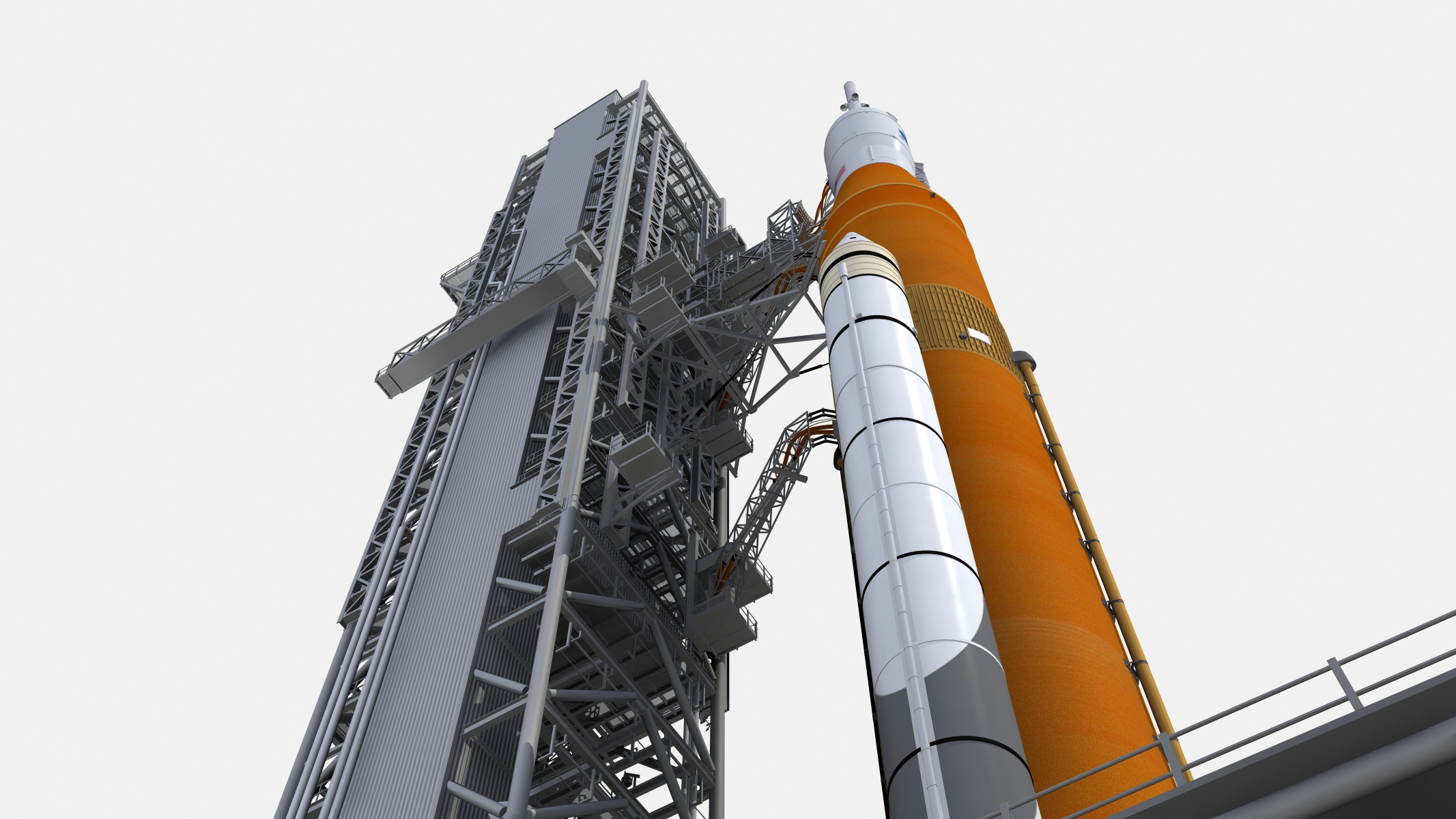 Space launch launchpad 3D model - TurboSquid 1513636