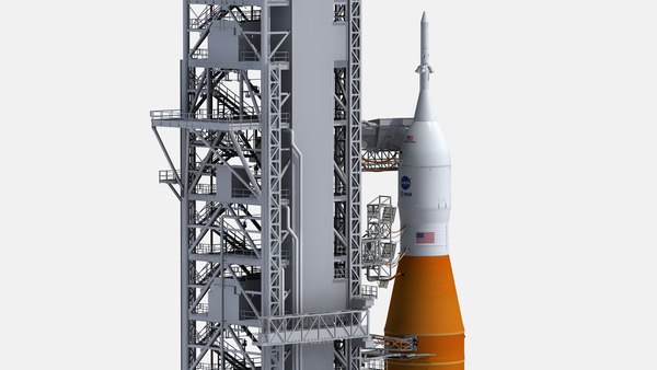 Space launch launchpad 3D model - TurboSquid 1513636