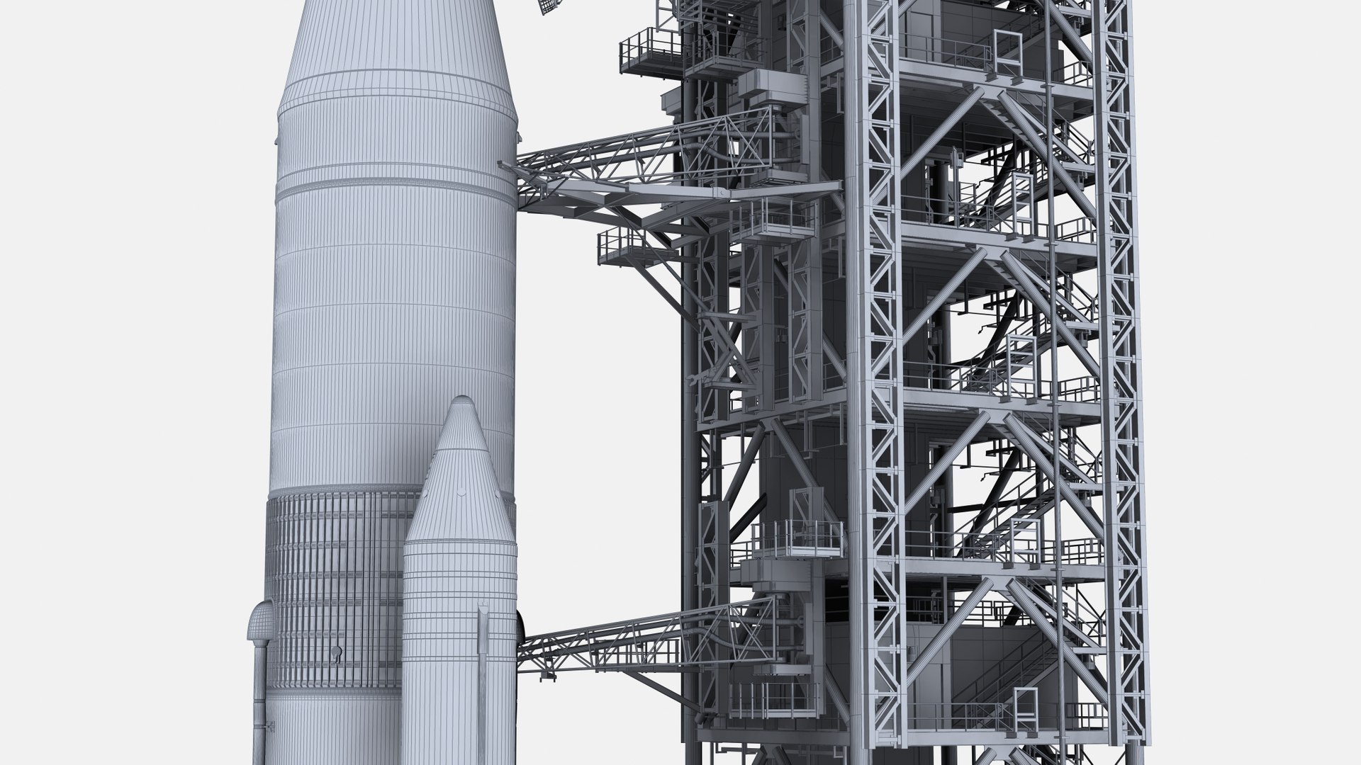 Space Launch Launchpad 3D Model - TurboSquid 1513636