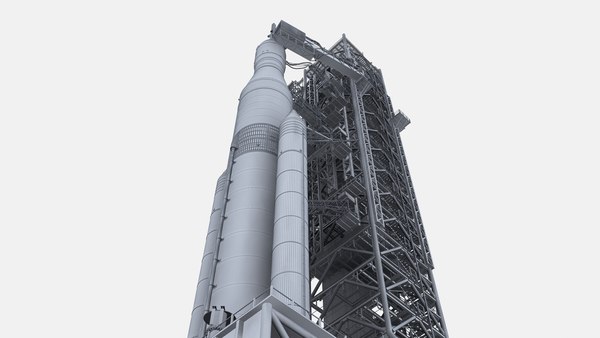 modelo 3d Sistema de lanzamiento espacial en Launchpad - TurboSquid 1513636