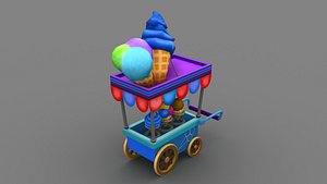 Ice Cream Cart 3D Models for Download | TurboSquid