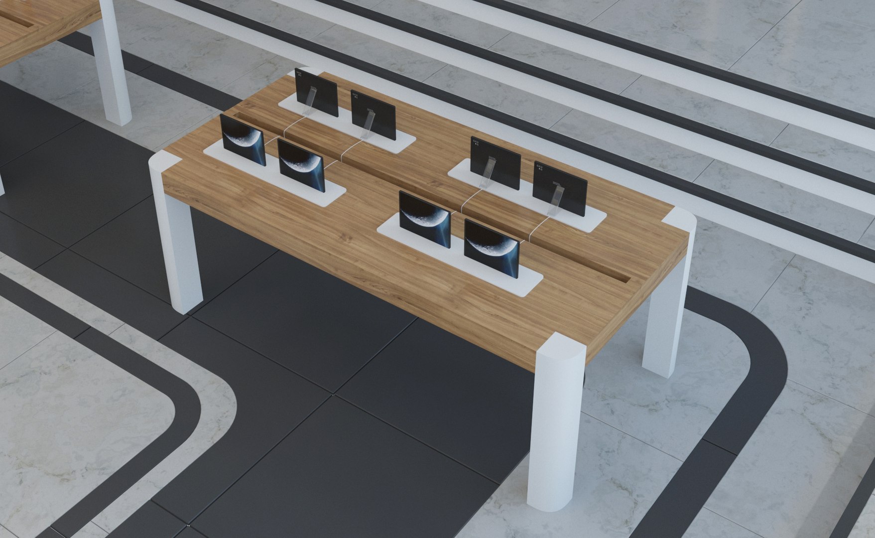 Modern Tech Store Interior 3D Model - TurboSquid 2332414