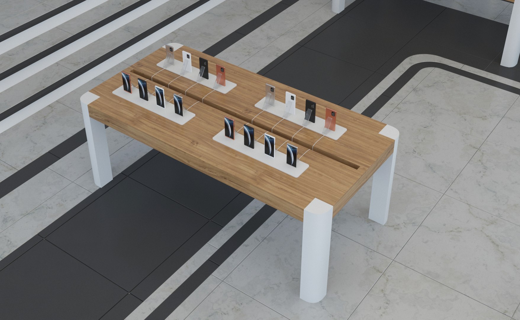 Modern Tech Store Interior 3D Model - TurboSquid 2332414