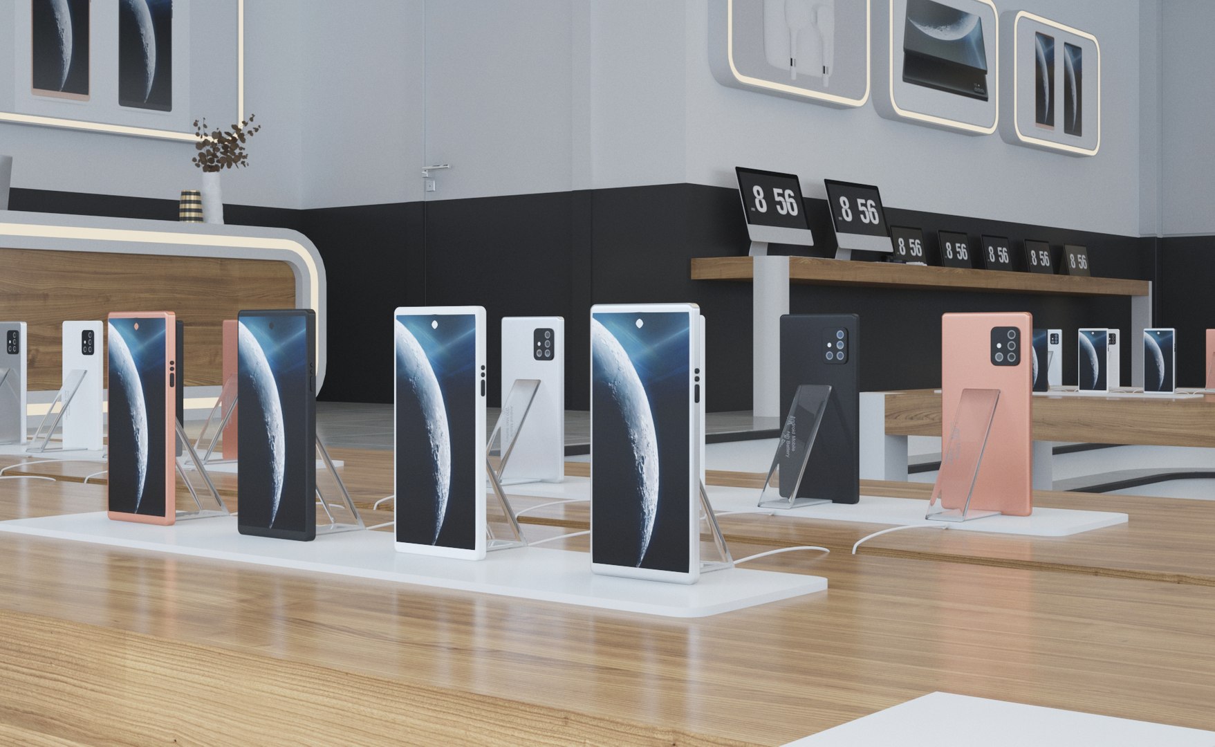 Modern Tech Store Interior 3D Model - TurboSquid 2332414