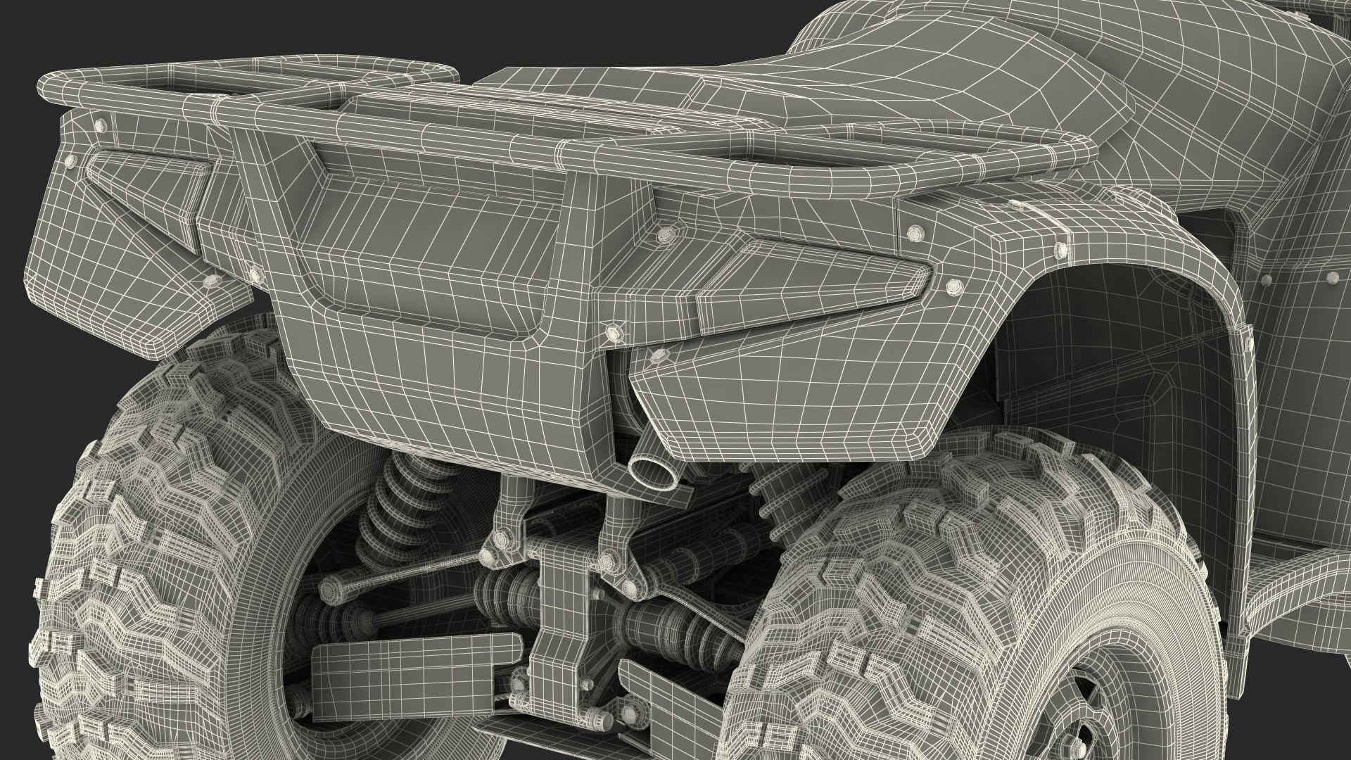 Atv Bike Generic 3D Model - TurboSquid 1493660