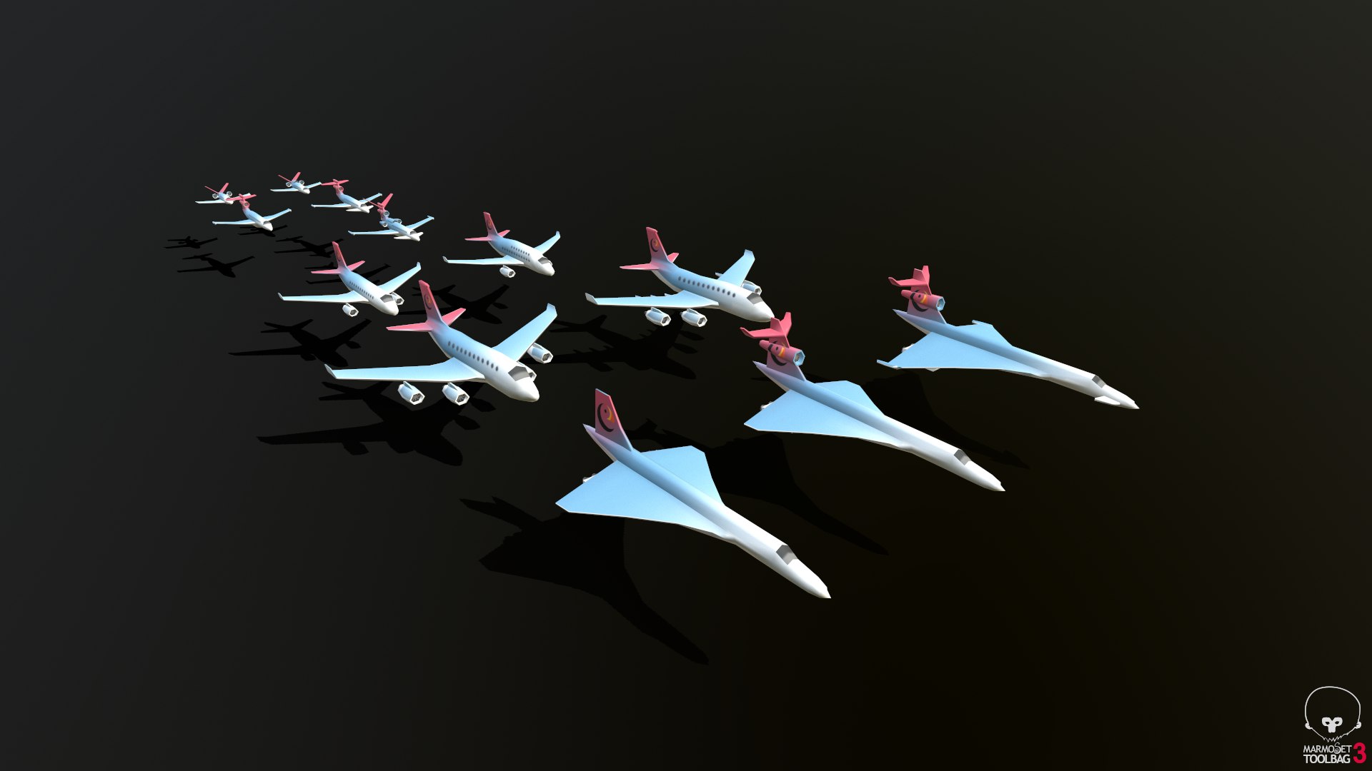 Jet Airplanes 3D Model - TurboSquid 2401886