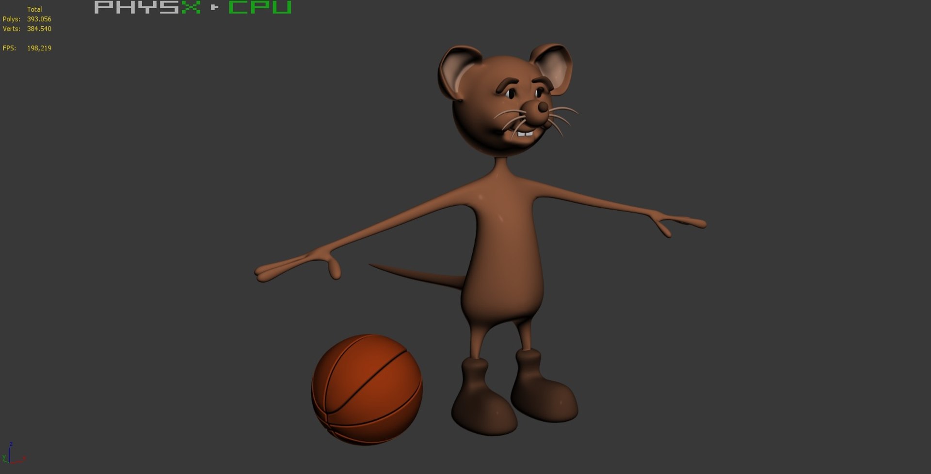 Cartoon Mouse 3d Model