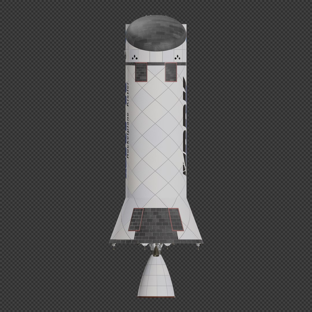 3D Kistler K-1 Rocket - TurboSquid 2144009