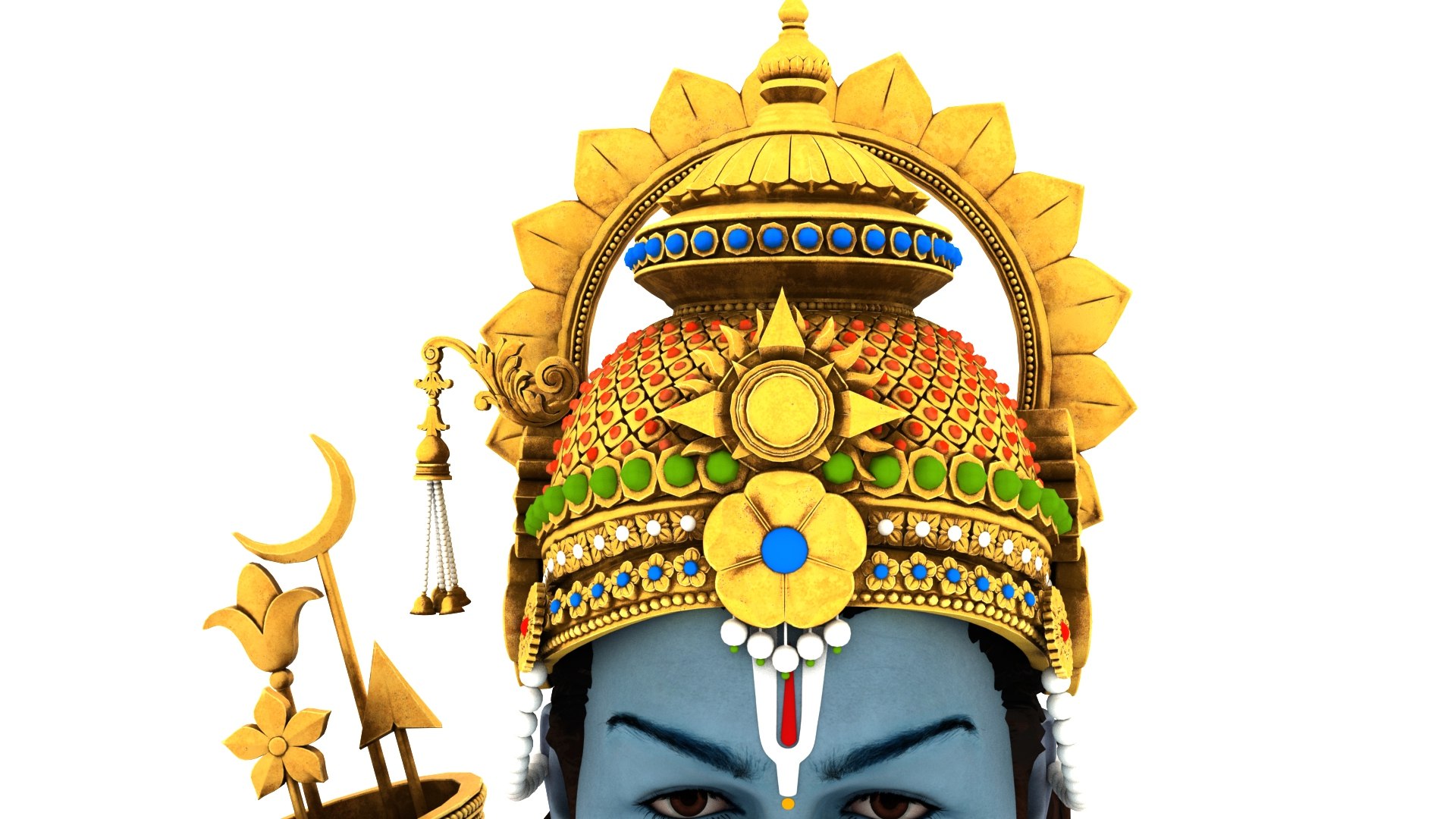 Lord Ram T Pose 3D Model - TurboSquid 2301955
