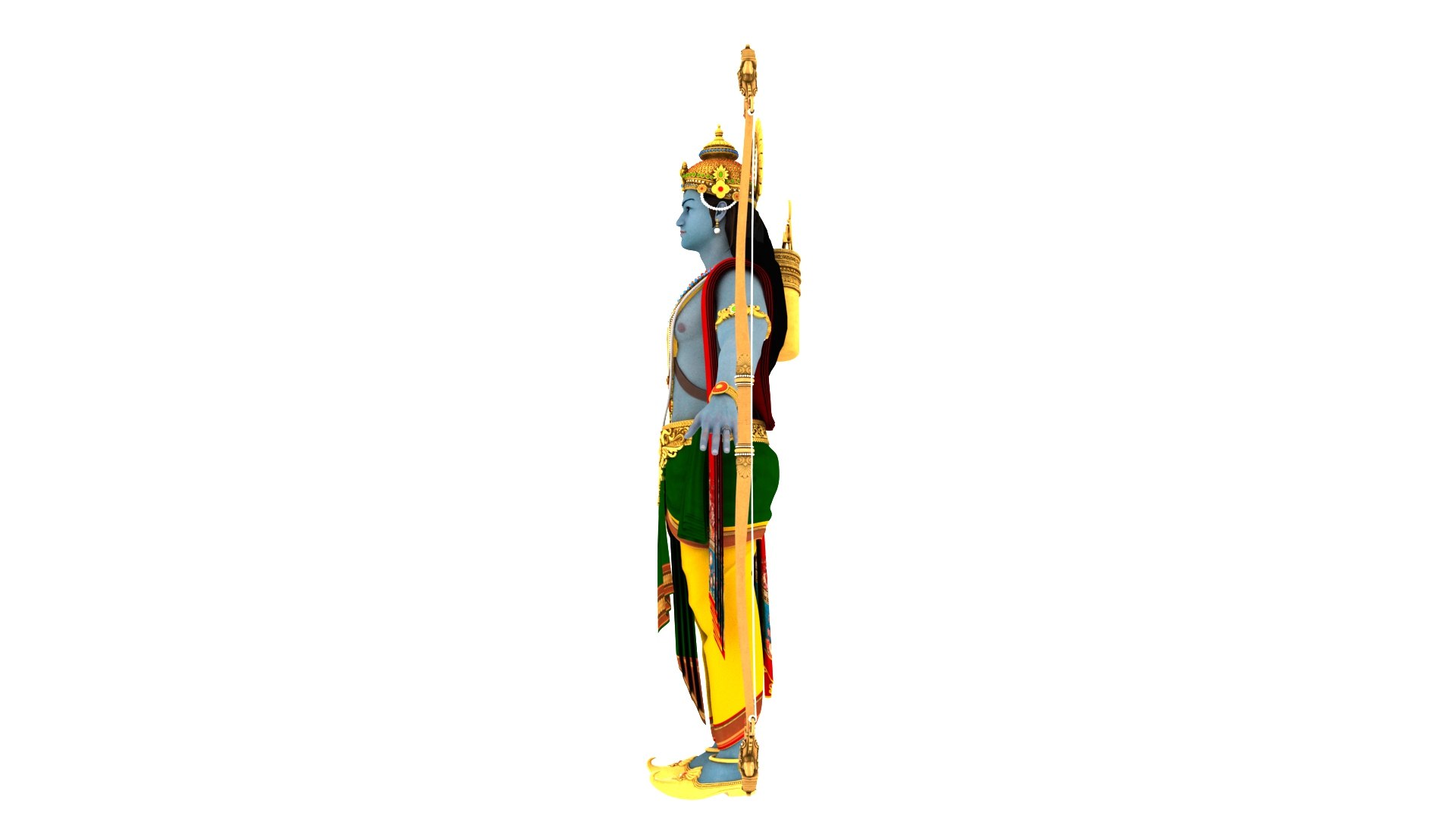 Lord Ram T Pose 3D Model - TurboSquid 2301955