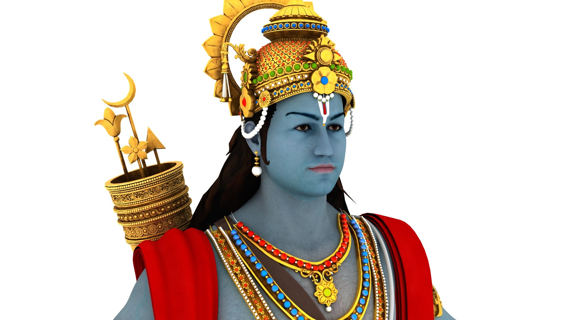 Lord Ram T Pose 3D Model - TurboSquid 2301955
