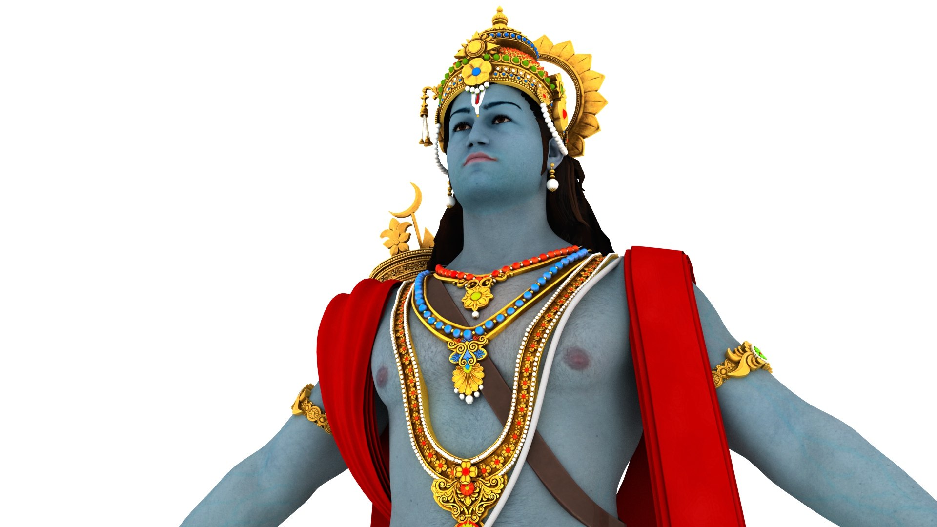 Lord Ram T Pose 3D Model - TurboSquid 2301955
