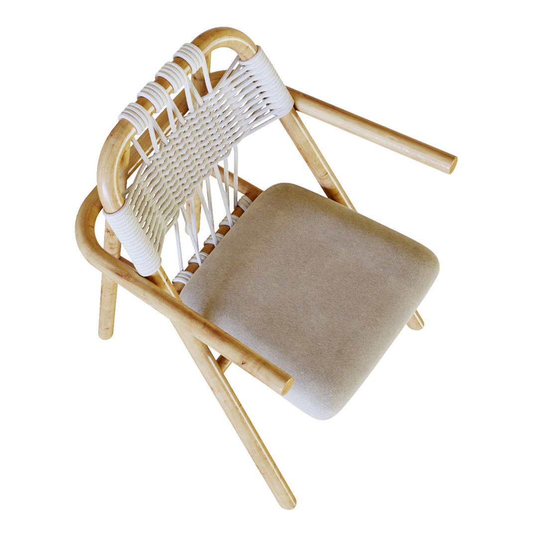 Seat wood frame 3D model - TurboSquid 1400595