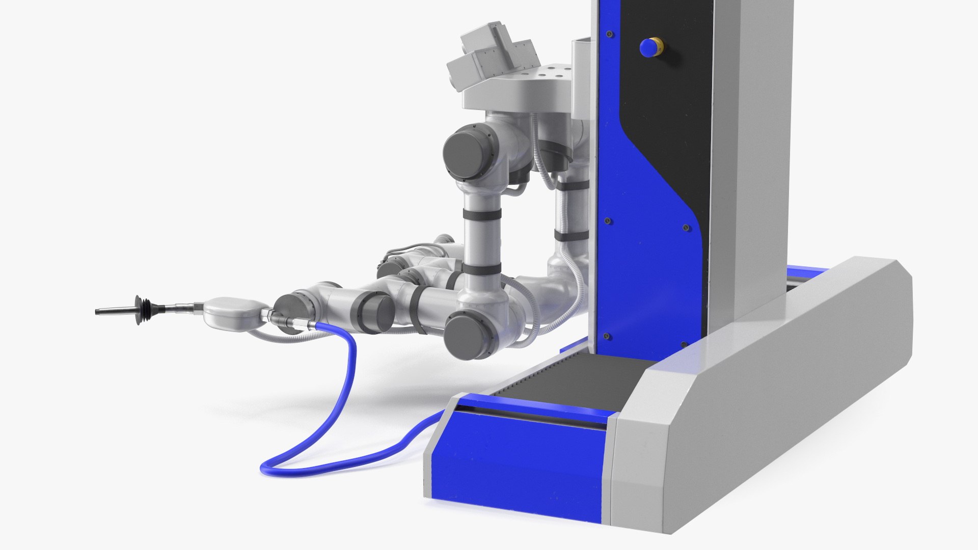 3D Smart Gas Pumping Robot Blue Housing Rigged Model - TurboSquid 2409335