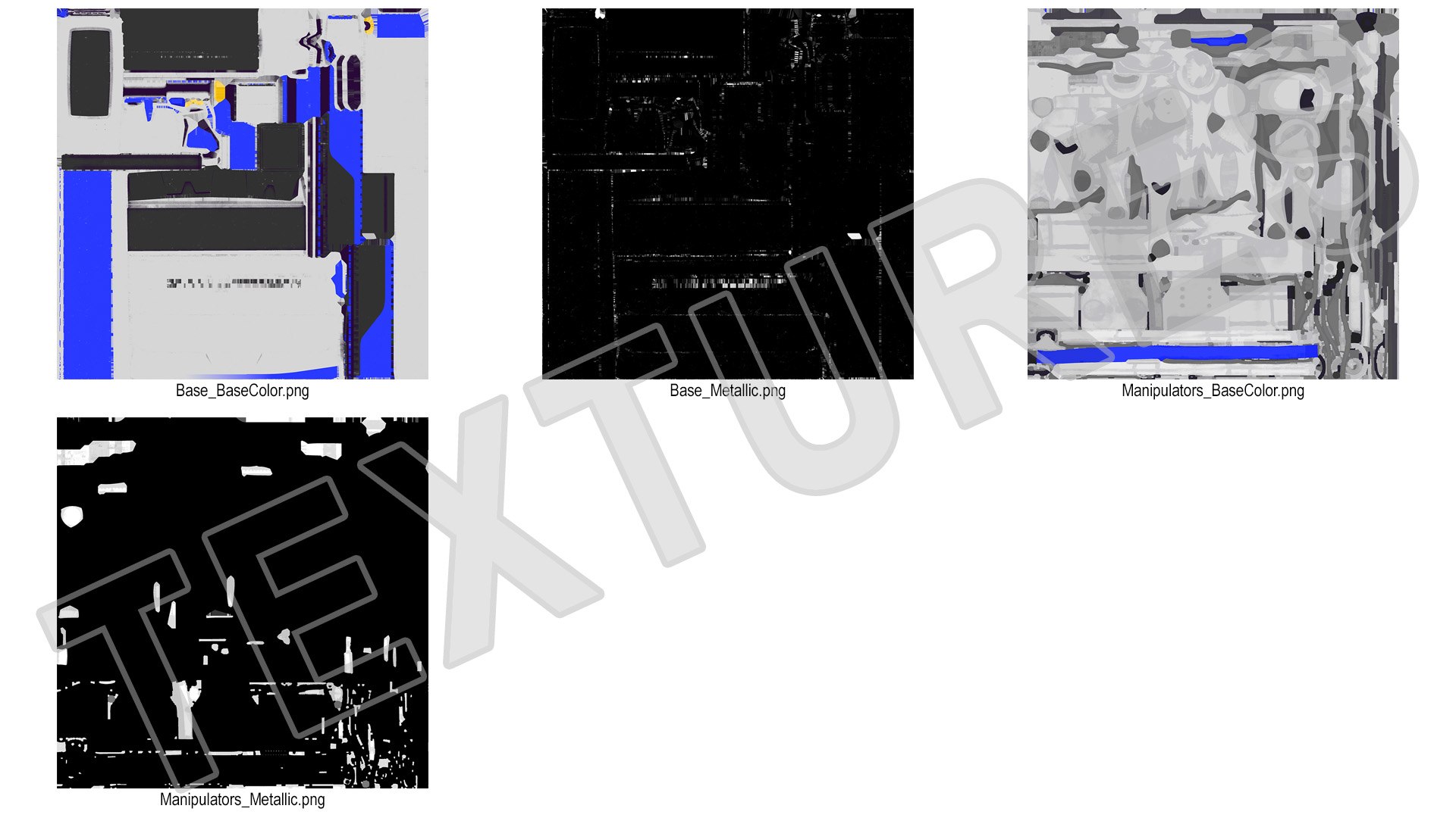 3D Smart Gas Pumping Robot Blue Housing Rigged Model - TurboSquid 2409335